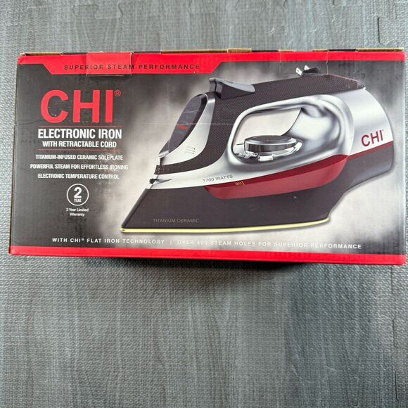 Chi | Other | Chi Steam Iron 70 Watts 3 Way Auto Shutoff 400 Holes ...